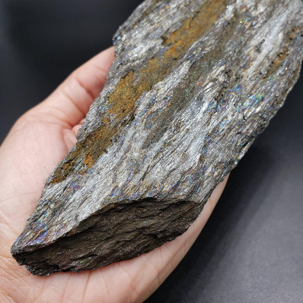 Rainbow Hematite Raw Shimmery Large Protection Grounding Crystal ...