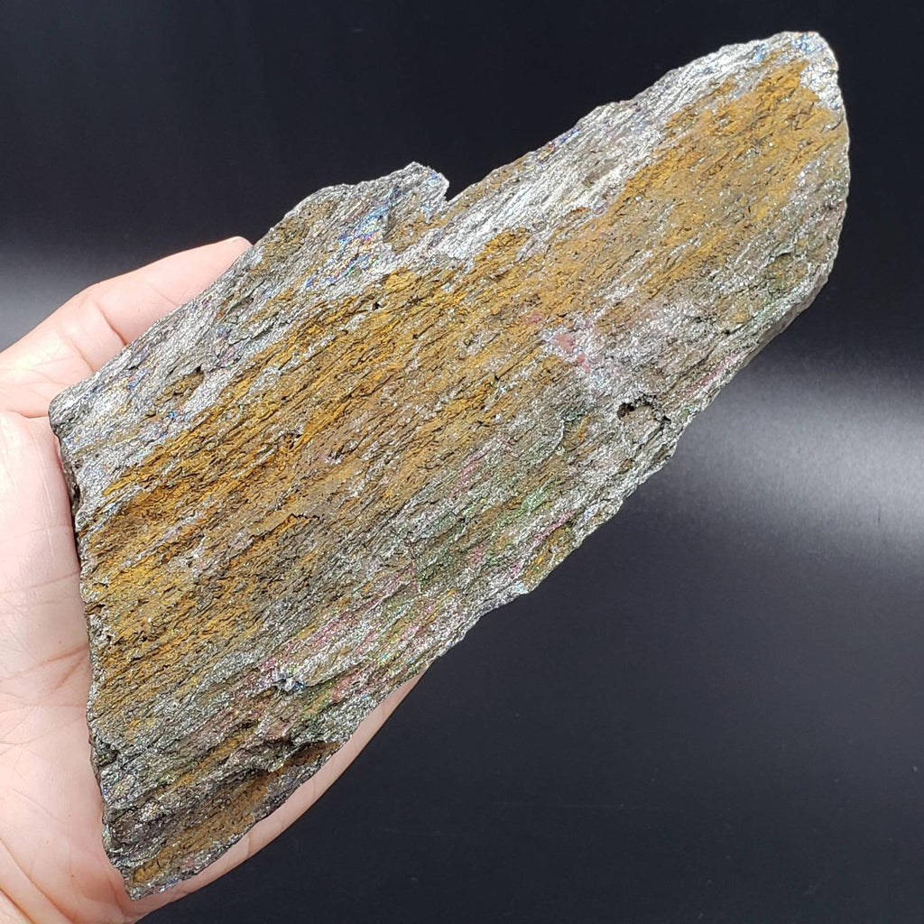 Rainbow Hematite Raw Shimmery Large Protection Grounding Crystal ...