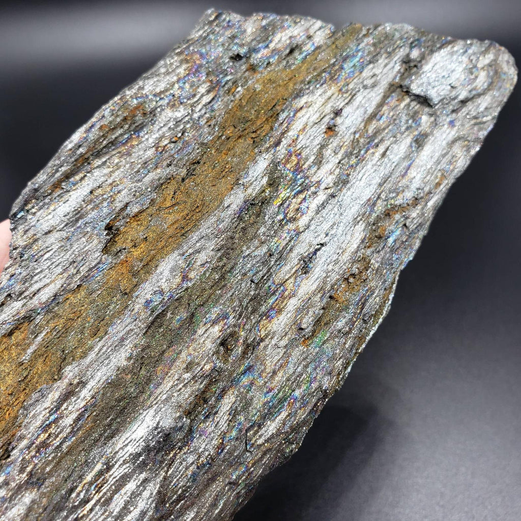 Rainbow Hematite Raw Shimmery Large Protection Grounding Crystal ...