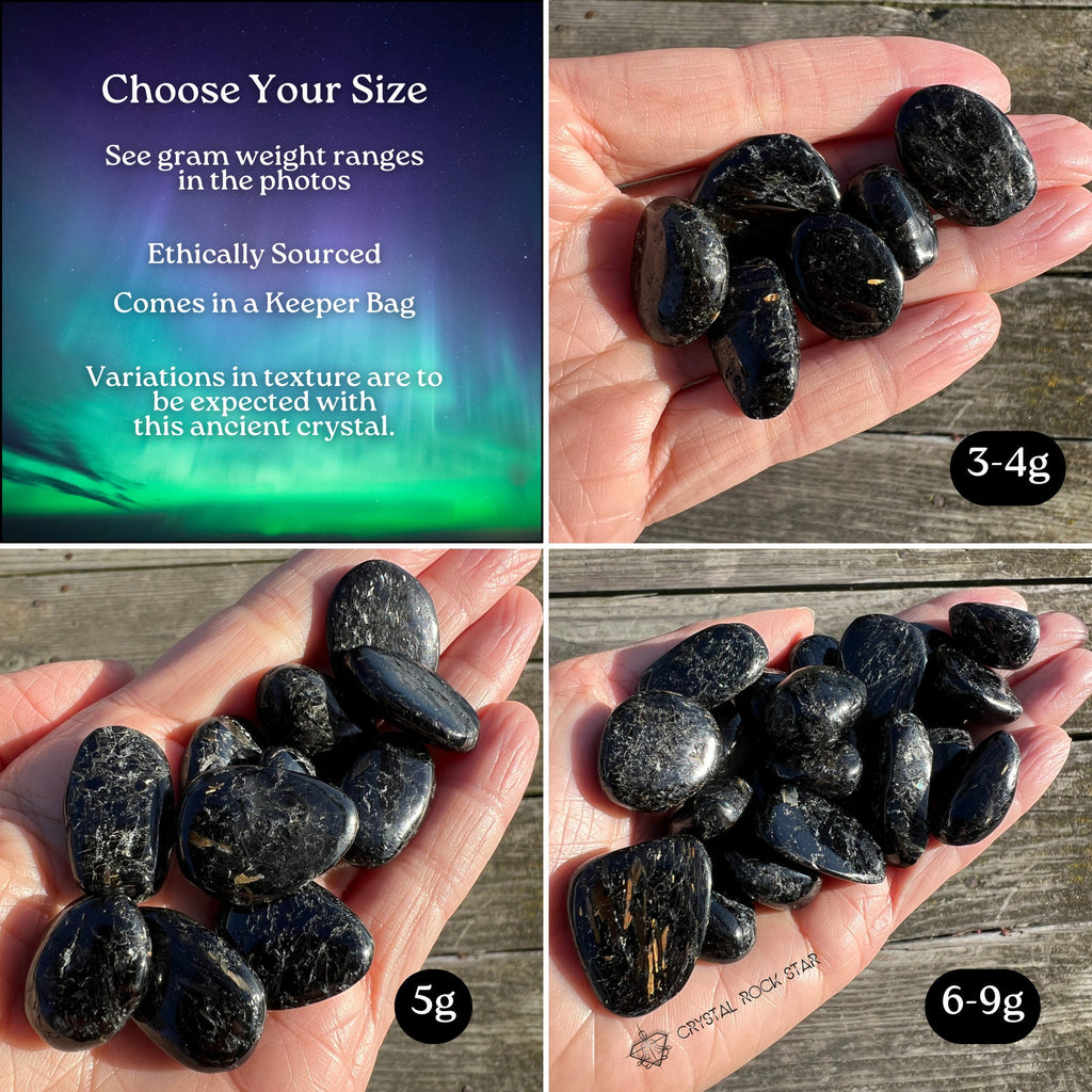 Greenland Nuummite Collector Crystal Genuine Nuummit Tumbled Stone ...