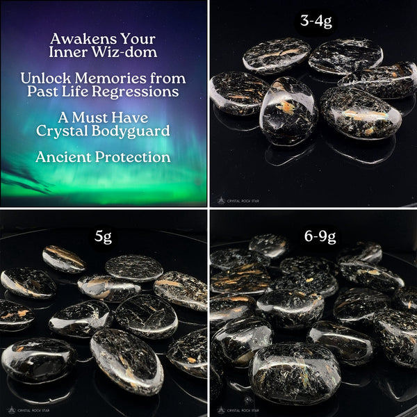 Greenland Nuummite Collector Crystal Genuine Nuummit Tumbled Stone ...