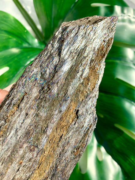 Rainbow Hematite Raw Shimmery Large Protection Grounding Crystal ...