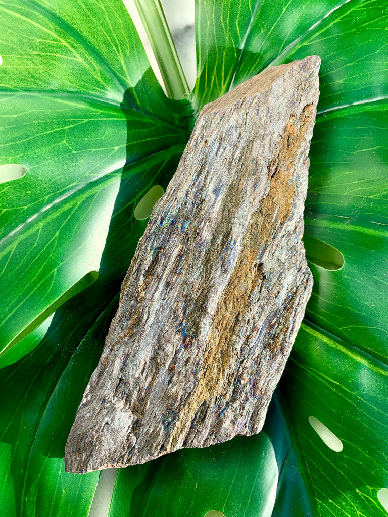 Rainbow Hematite Raw Shimmery Large Protection Grounding Crystal ...