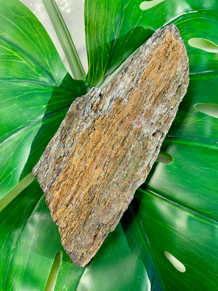 Rainbow Hematite Raw Shimmery Large Protection Grounding Crystal ...